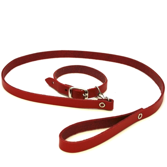 Leather leash for plush animal | Toy Estate